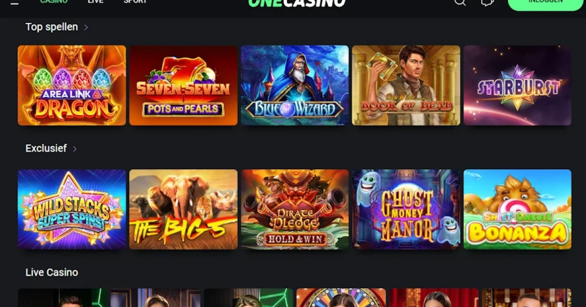 One casino inloggen